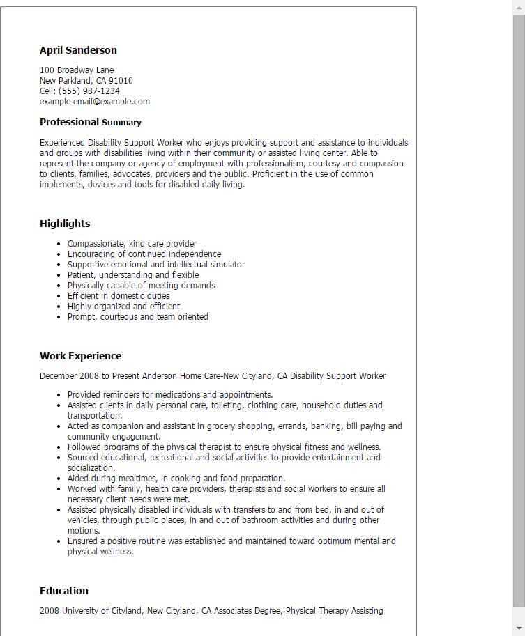 Family Service Worker Cover Letter Sample Mt Home Arts