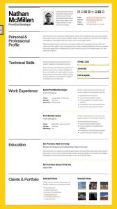 Smart Resume Format | Mt Home Arts